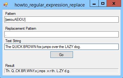 C Helper Replace Text Matching A Pattern In C