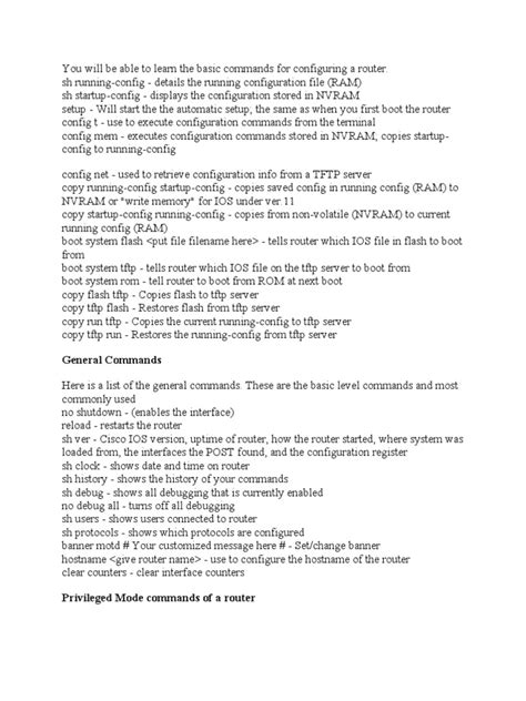 pdf basic commands for configuring a router dokumen tips
