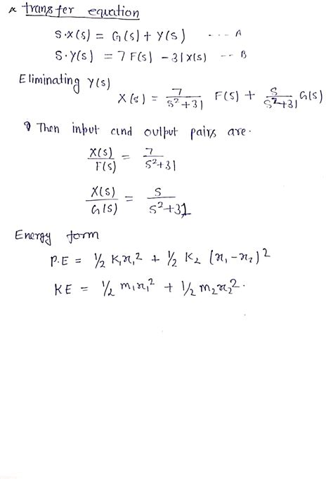 Solved Model The Following Dynamic Systems In State Variable Form Clearly Course Hero