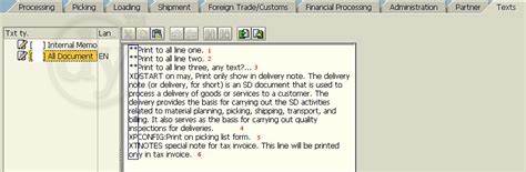 How To Display Long Text From Standard Text For Certain Lines In Smartforms Doyanet