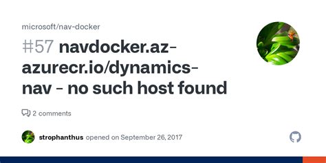 navdocker az dynamics nav no such host found · issue 57 · microsoft nav docker