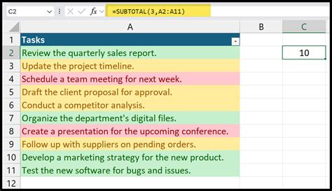 How To Count The Colored Cells In Excel