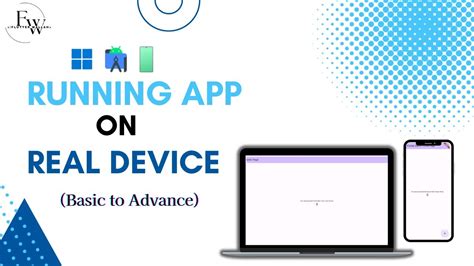 Flutter App Running On Real Device Flutter Tutorial Flutter Hindi
