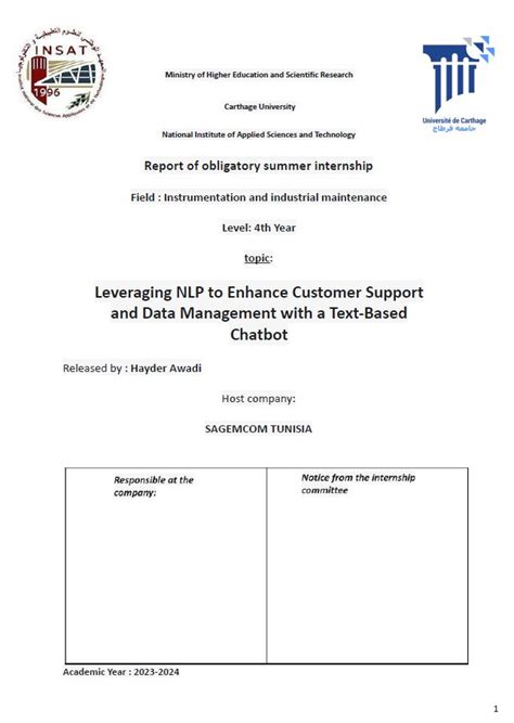 Haider Awadi On Linkedin Nlp Ai Chatbotdevelopment Internship