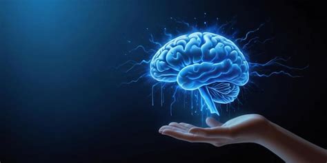 Illuminated Brain Concept Neural Connections And Cognitive Process Visualization Premium Ai