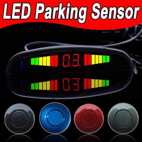 Purchase 4 Parking Sensors Led Display Car Reverse Backup Radar System Kit Buzzer Alert In 深圳市