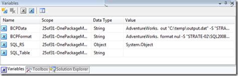 31 Days Of Ssis One Package Unlimited Tables 2531 Strate Sql