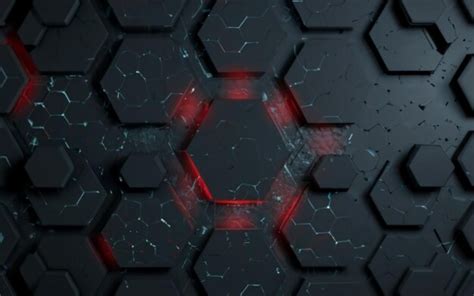 Premium Ai Image Technical 3d Hexagonal Background Design Ai Generated