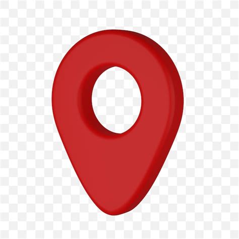 Premium PSD Psd Map Pointer Pin Icon D Render