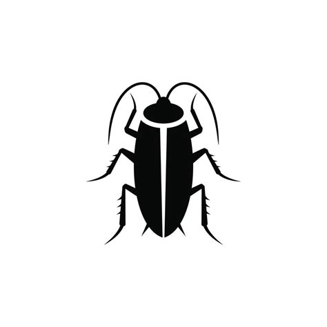 Cockroach Simple Flat Icon Vector 14635046 Vector Art At Vecteezy