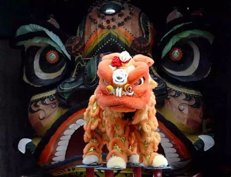 佛山狮头图片 舞狮狮头图片 启聪学校 大山谷图库
