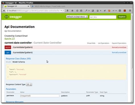 Integrating Swagger Into A Spring Boot Restful Webservice With Springfox Micha Kops Tech Notes