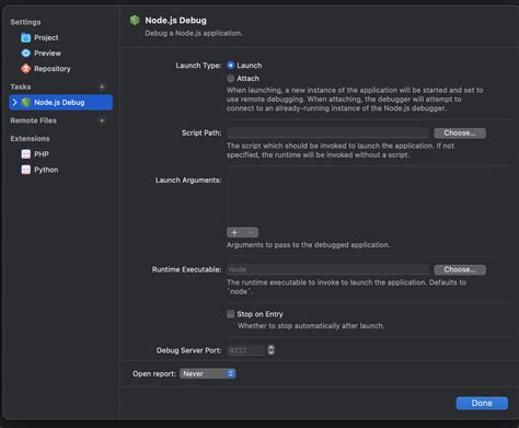 How To Debug A Nodejs App With Nova Get Help Nova Developer Forum