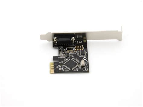 SYBA PCI Express 1 Port DB9 RS232 Serial Card With Low Profile Bracket RoHS Model SD PEX15021