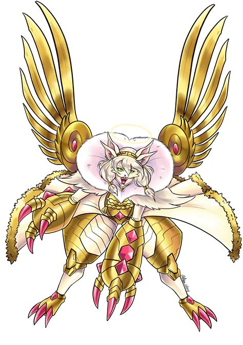 Rasielmon Digimon Drawn By Alexlr04 Danbooru