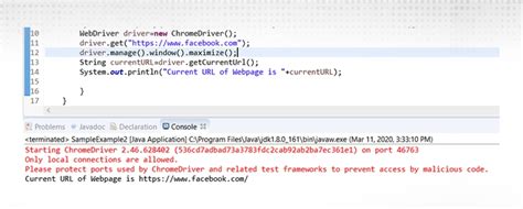 different selenium web driver commands