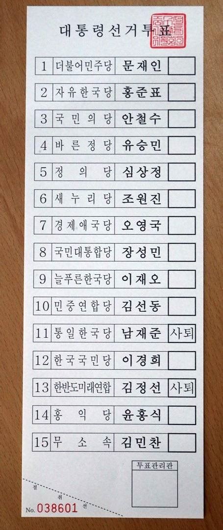 다시 보는 투표 용지 논란 인스티즈instiz 이슈 카테고리