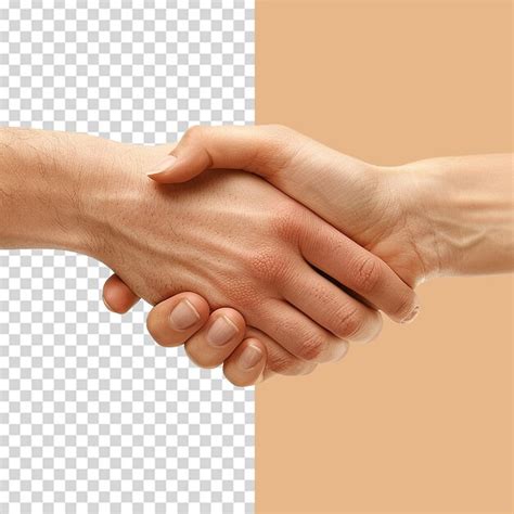 Рукопожатие Png изолировано на прозрачном фоне Премиум Ai сгенерированный Psd
