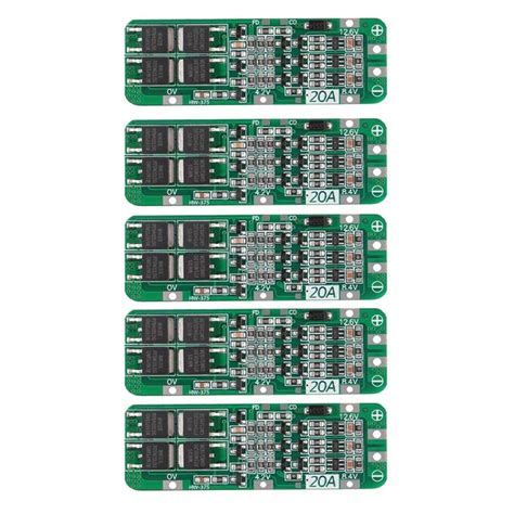 5 шт. 3S 20A BMS 18650 плата модуля зарядного устройства для литий ...