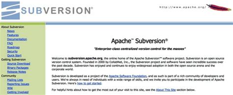 Apache Subversionプロジェクトがgitに移行※ネタだったらしい ソフトアンテナ