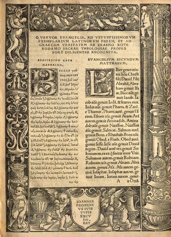 Hans Holbein The Younger And Reformation Bible Production Church
