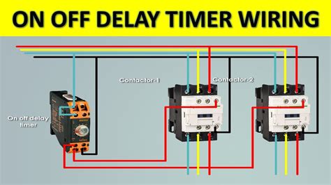 On Video Inverse Timer Connection Contactor Two Motor Diagram