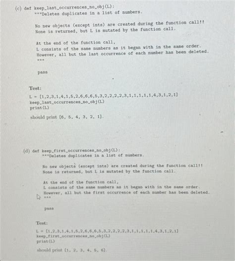 Solved In Every Question You Are Given An Empty Function