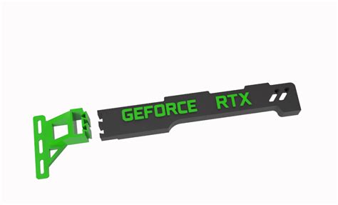 Stl File Nvidia Gpu Support Geforce Rtx 🕹️・3d Printable Model To