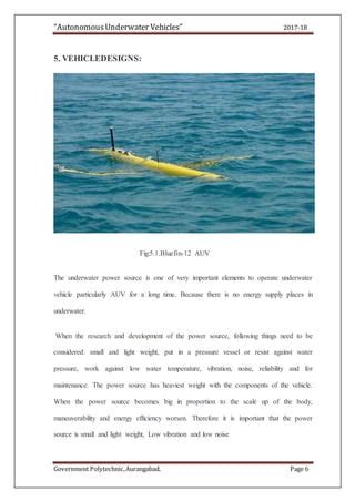 Autonomous Underwater Vehicles DOCX