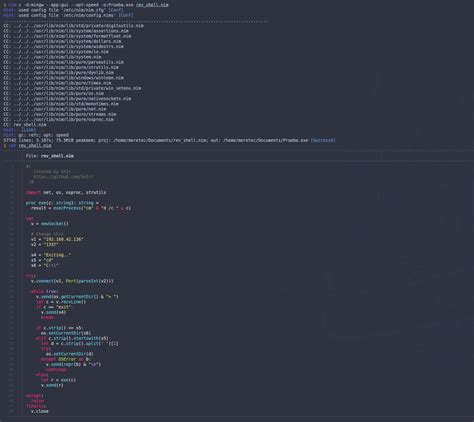 Bypass Windows Defender Con Nim