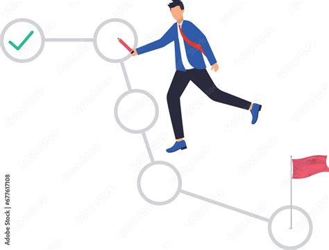 Business Strategy Steps Progression From Start To Success