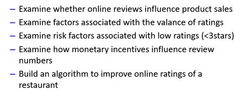 Solved Examine Whether Online Reviews Influence Product