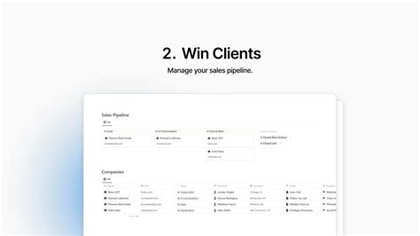 Notion Sales Crm Business Template