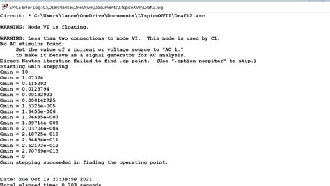 Solved LTSPICE Help I Am Trying To Do An AC Analysis For Chegg