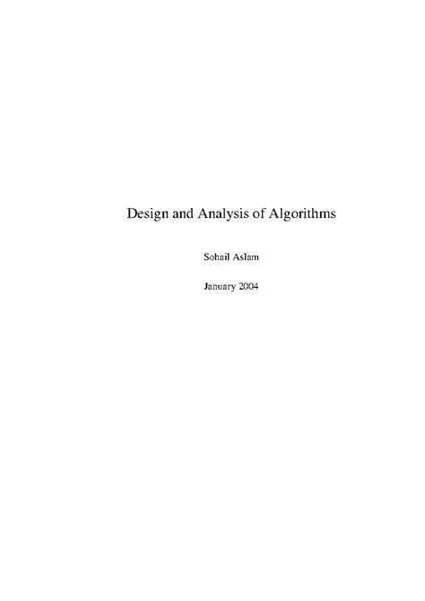 Cs502 Fundamentals Of Algorithms Lecture 1 45 Design And
