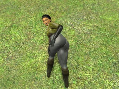 Rule 34 1girls Alyx Vance Ass Ass Grab Bent Over Female Female Only Flirting With Viewer Girl