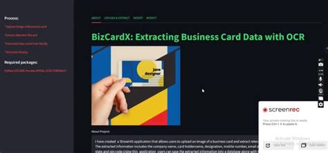 Arshina P On Linkedin Ocr Sql Streamlit Datascienceprojects