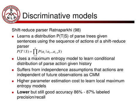 ppt generative and discriminative models in nlp a survey powerpoint