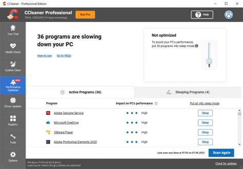 How To Use Ccleaners Performance Optimizer To Try To Speed Up Your Pc