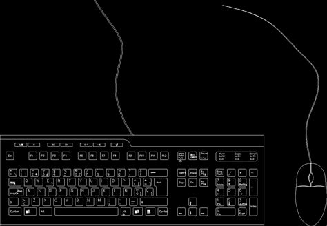 Windows Keyboard And Mouse Maximum Detail Dwg Plan For Autocad