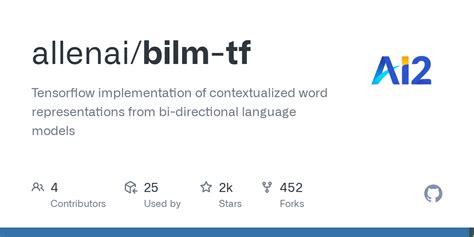 Github Allenaibilm Tf Tensorflow Implementation Of Contextualized