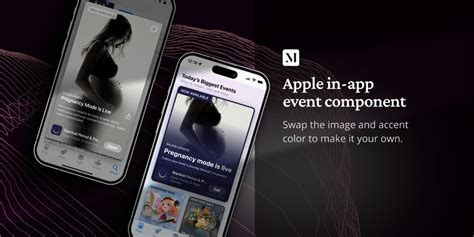 Apple In App Event Component Figma