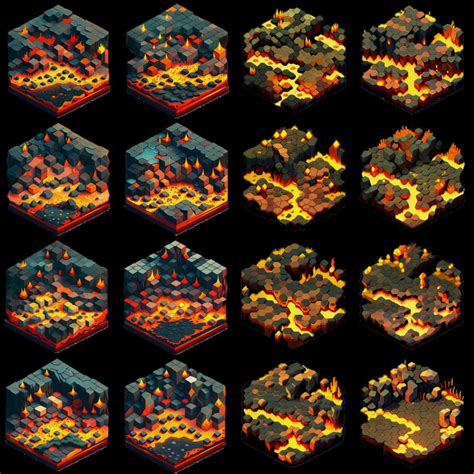 Isometric Hexagon Tiles Pack