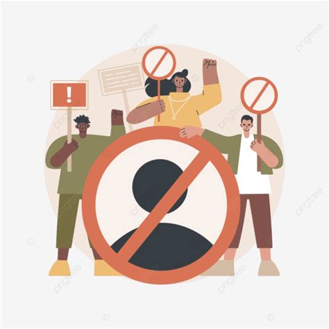 보이콧 추상 개념 벡터 일러스트 레이 션 인포 그래픽 동작 장면 Png 일러스트 및 벡터 에 대한 무료 다운로드 Pngtree