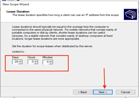 Configuring Dhcp Scope Post Deployment Of Dynamic Host Configuration