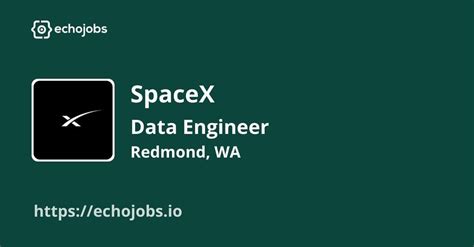 Spacex Is Hiring Data Engineer Starlink Usd 120k 170k Redmond Wa