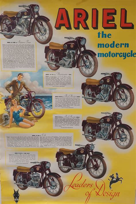 Bonhams Cars Original Ariel Showroom Range And Workshop Technical