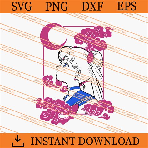 Usagi Tsukino Svg Sailor Moon Svg Png Dxf Eps Svg Secret Shop