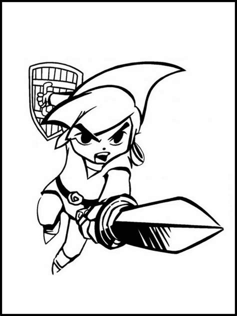 Legende Van Zelda Kleurplaten Op Superkleurplaten Nl