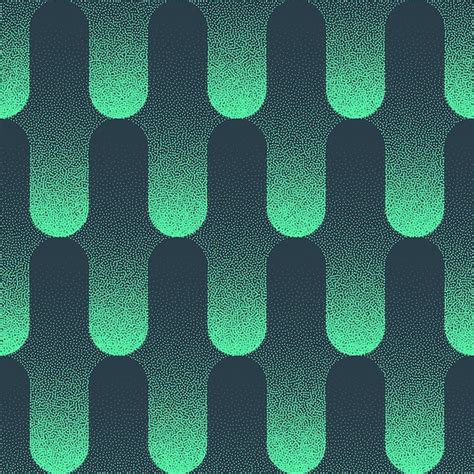 Premium Vector Bright Turquoise Mod Seamless Pattern Trendy Vector Stipple Abstract Background
